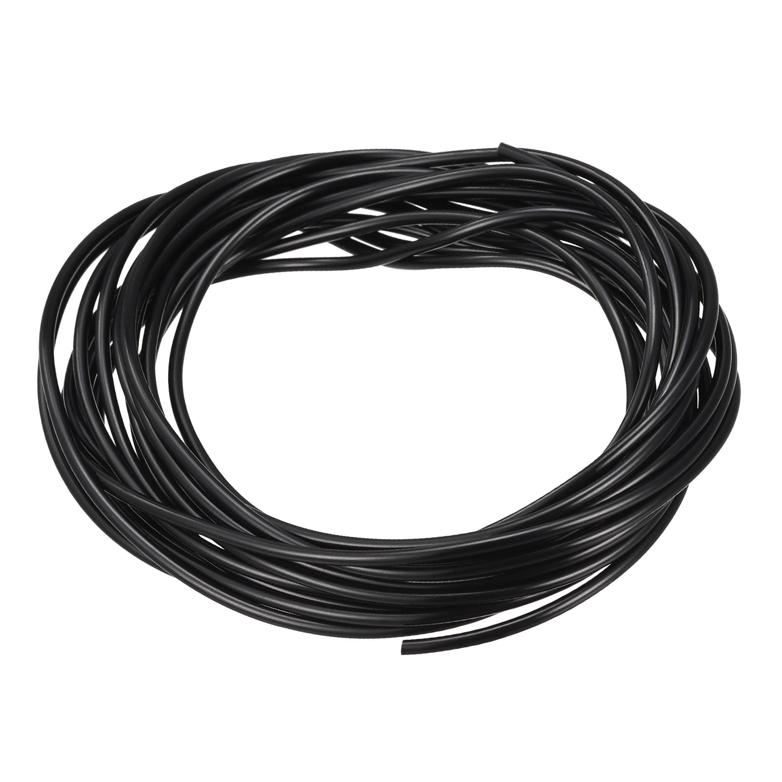 Solid Rubber Cord Tubing 10ft 1.5mm Dia Black Rubber Tube for DIY Craft ...