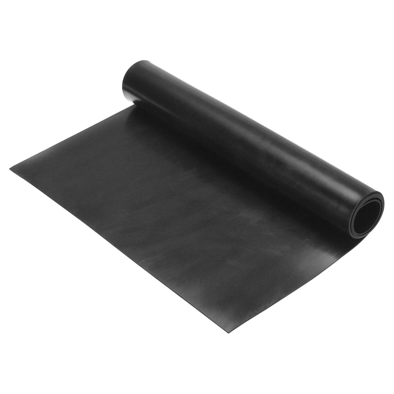 Solid Rubber Sheet 1/16" Thick x 12" Wide x 24" Long, Anti-Slip ...