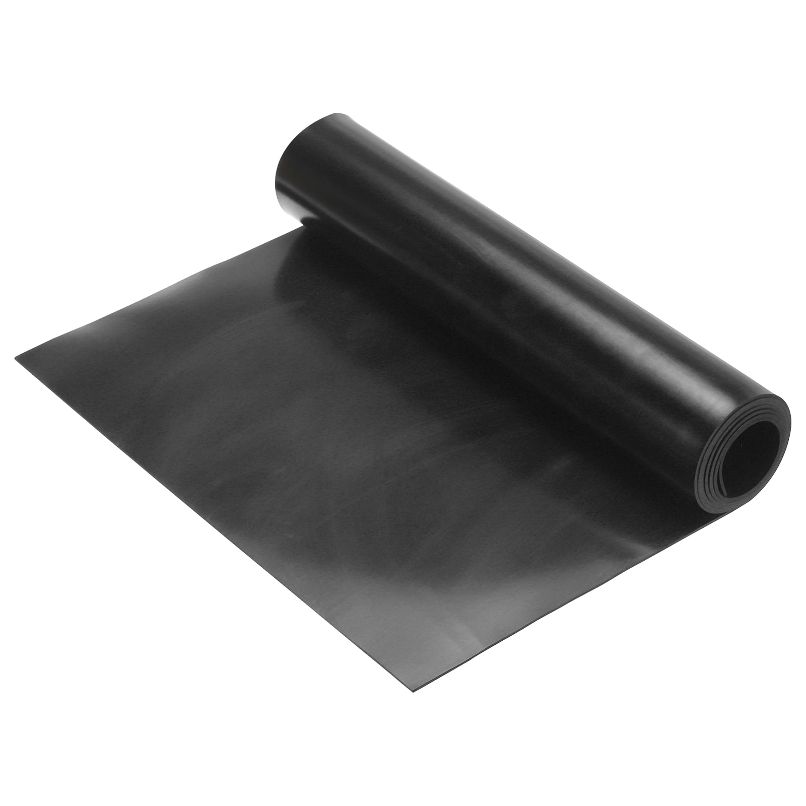 Solid Rubber Sheet 1/16" Thick x 12" Wide x 48" Long, Anti-Slip Neoprene Rubber Roofing Material ...