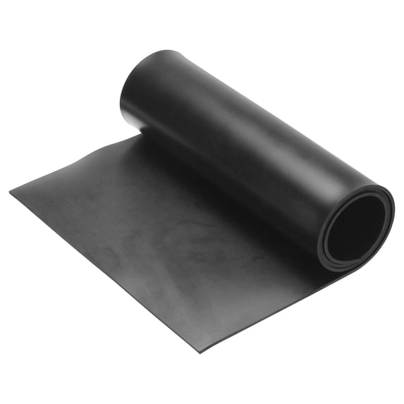 Solid Rubber Sheet 1/8" Thick x 12" Wide x 36" Long, Anti-Slip Neoprene ...