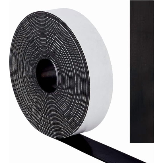 Solid Rubber Sheets 26 Ft Long Rubber Rolls Strips with Adhesive ...