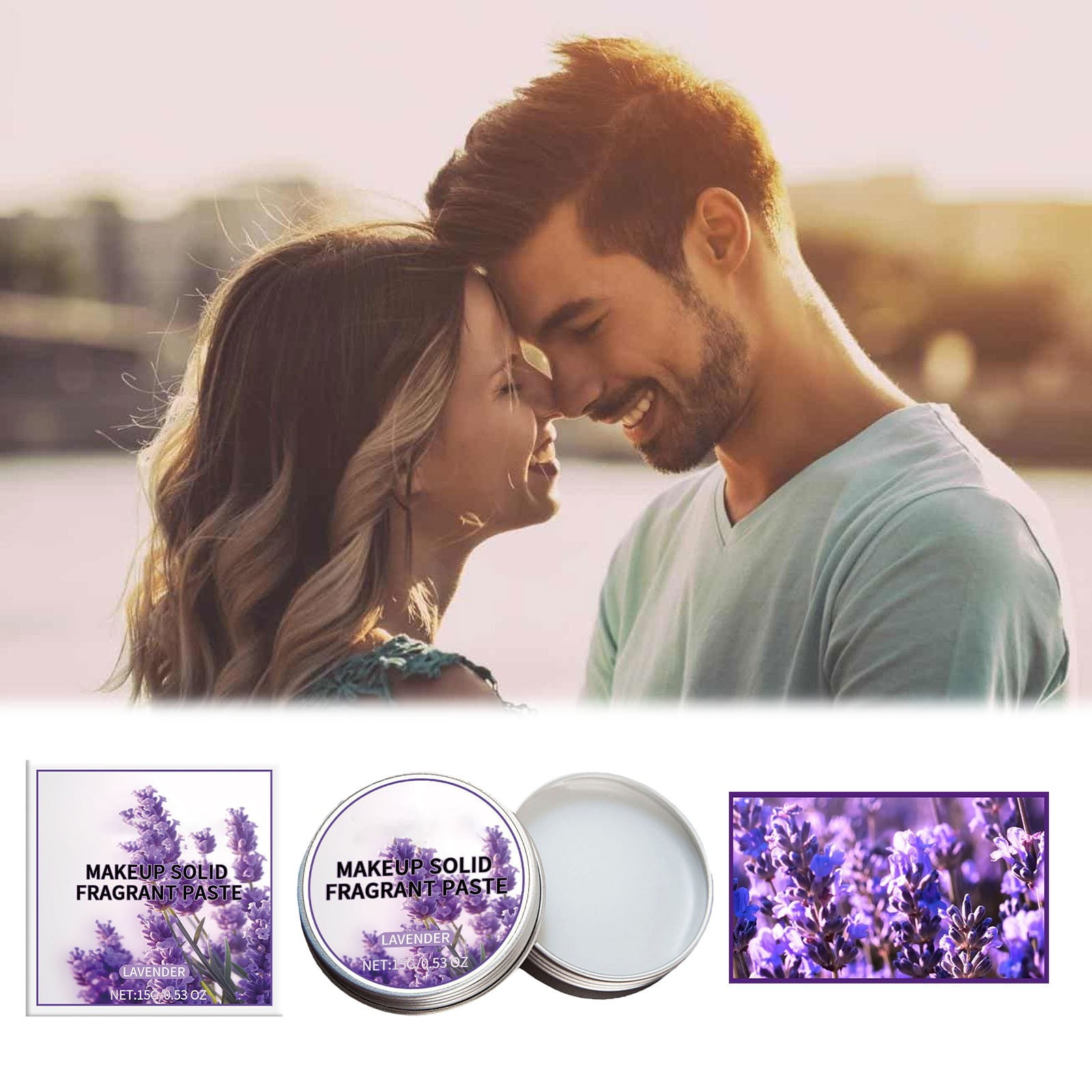Solid Series Fresh Floral Scent Portable Fragrance Refreshing Non
