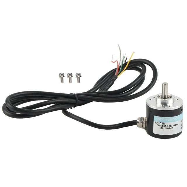 Solid Shaft Photoelectric Encoder ABZ 3-Phase, DC5-24V, Designed for ...