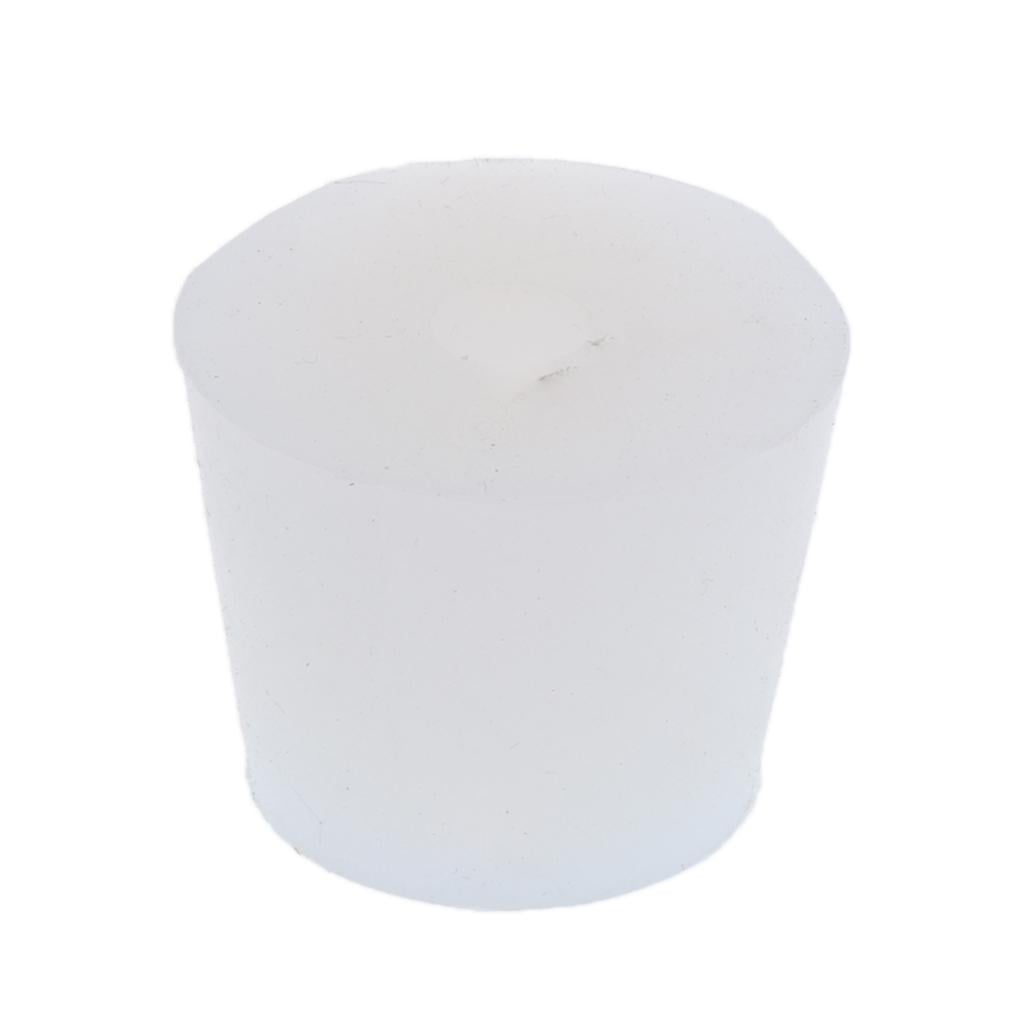 Solid Silicone Plug Stopper Bungs Tapered White 6#-10#, 8 Sizes 2.5-3 ...
