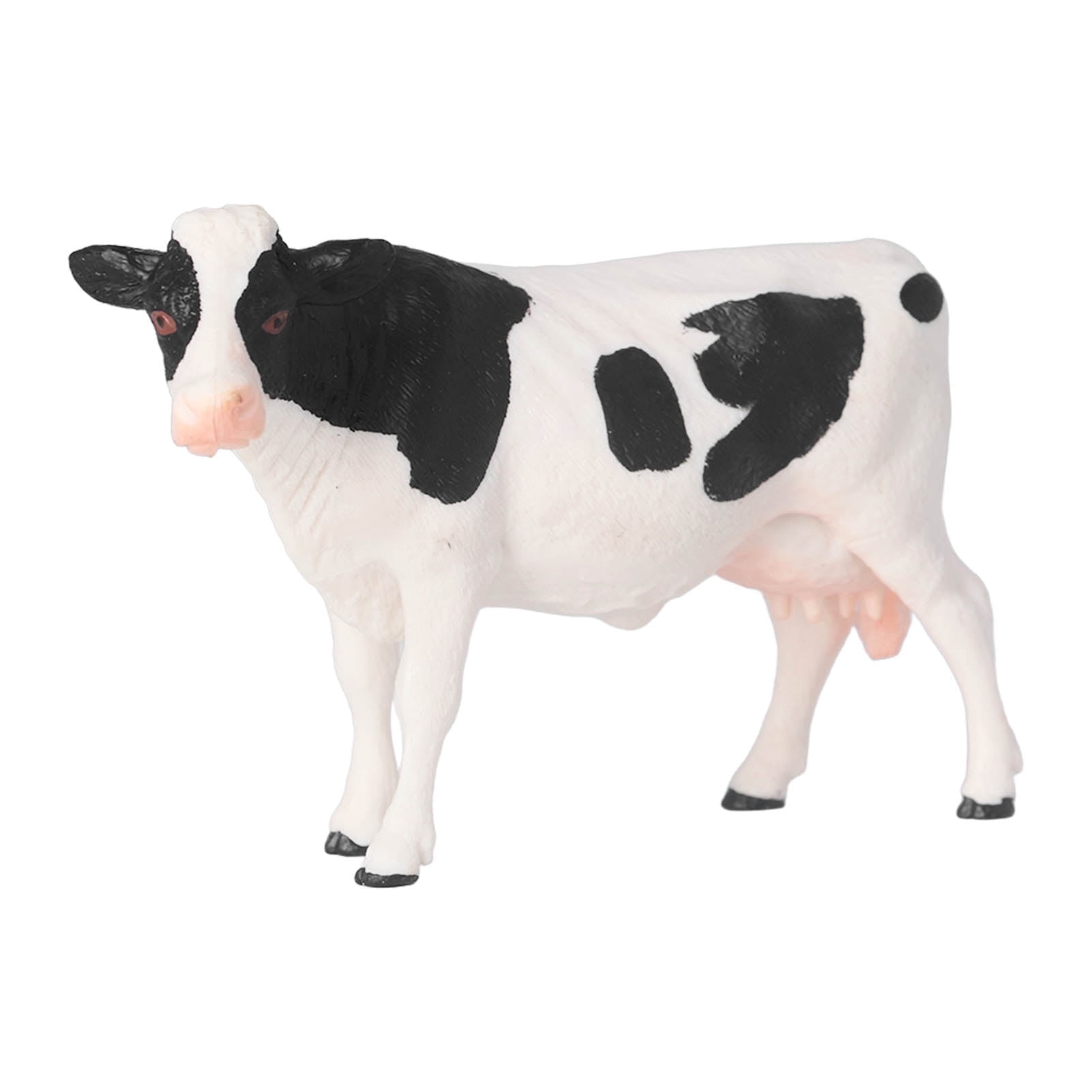 Solid Simulation Cow Model, Vivid Plastic Farm Animal Model Toy Cow ...