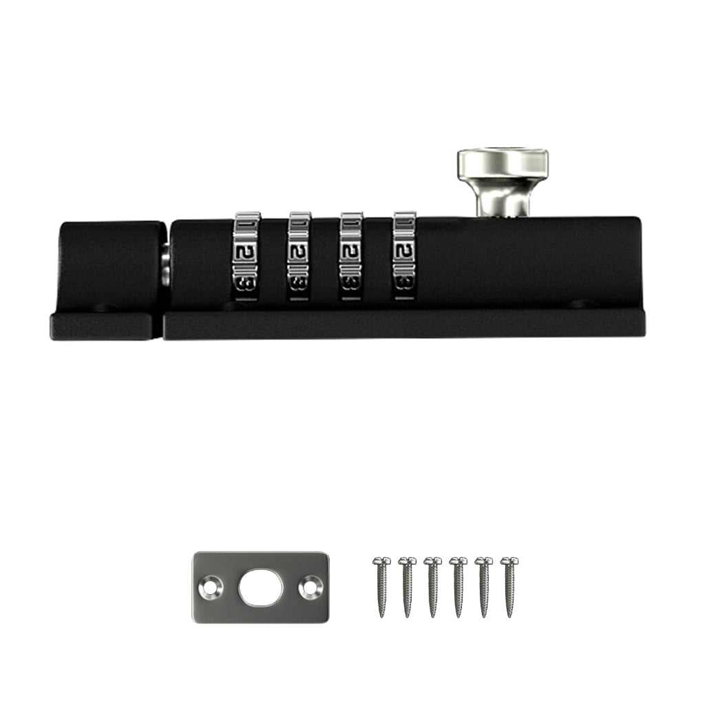 Solid Sliding Aluminum Alloy Door Bolt Latches Mechanical Password ...