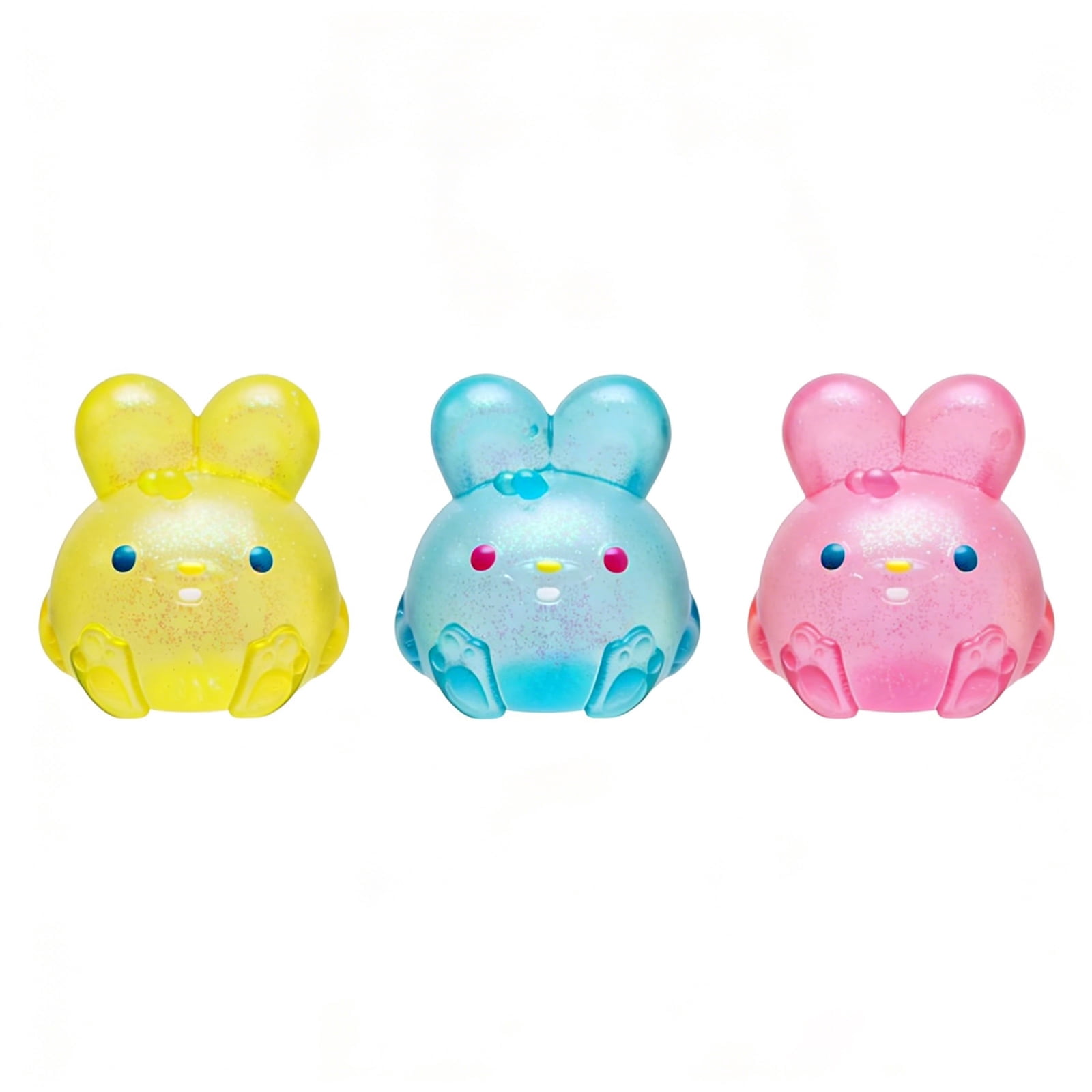 Solid Squish needo Easter Bunny Stress Toys, Bunny-Shaped Squeeze ...