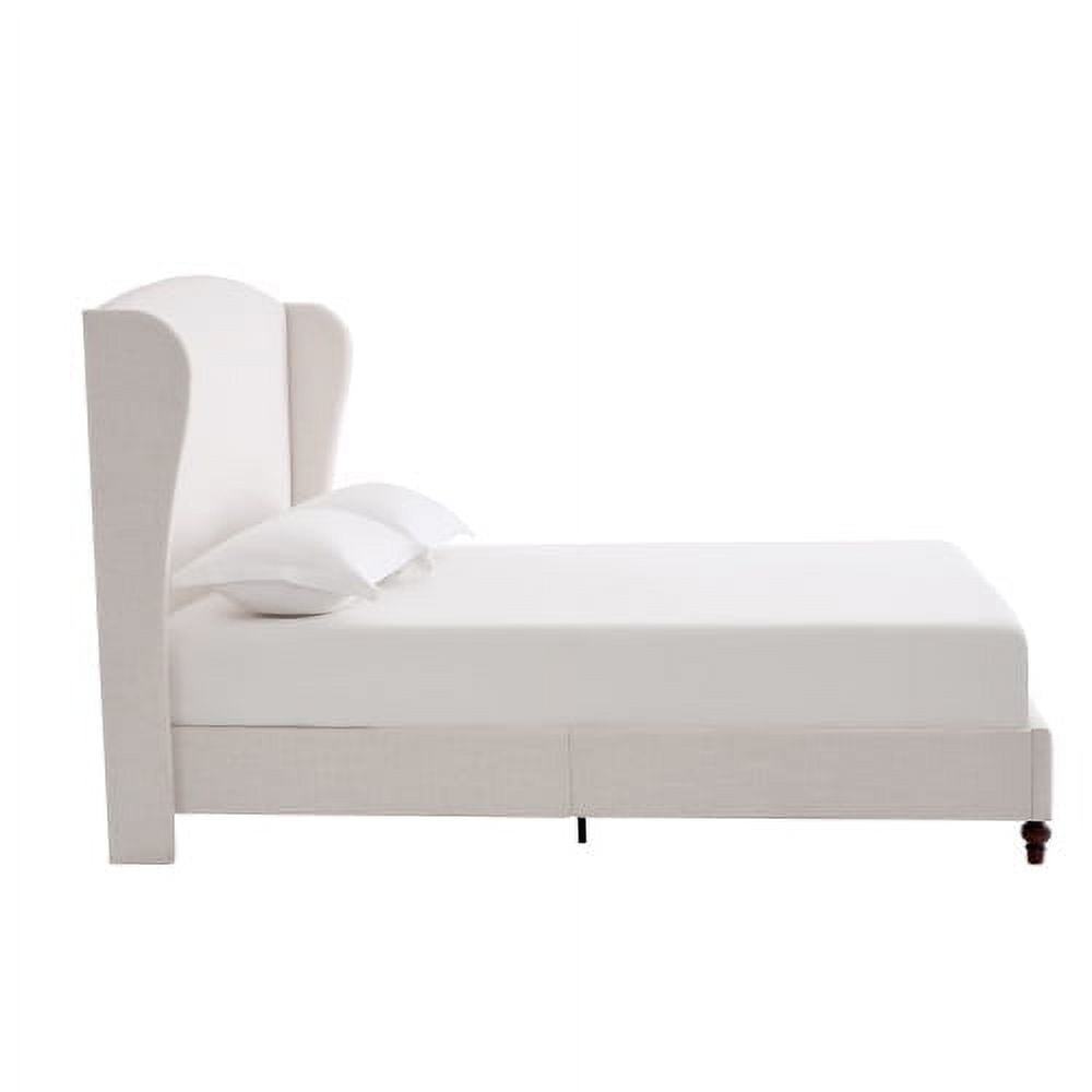 Solid and Stable Tall 54" Headboard Upholstered Wingback Bed Size King ...