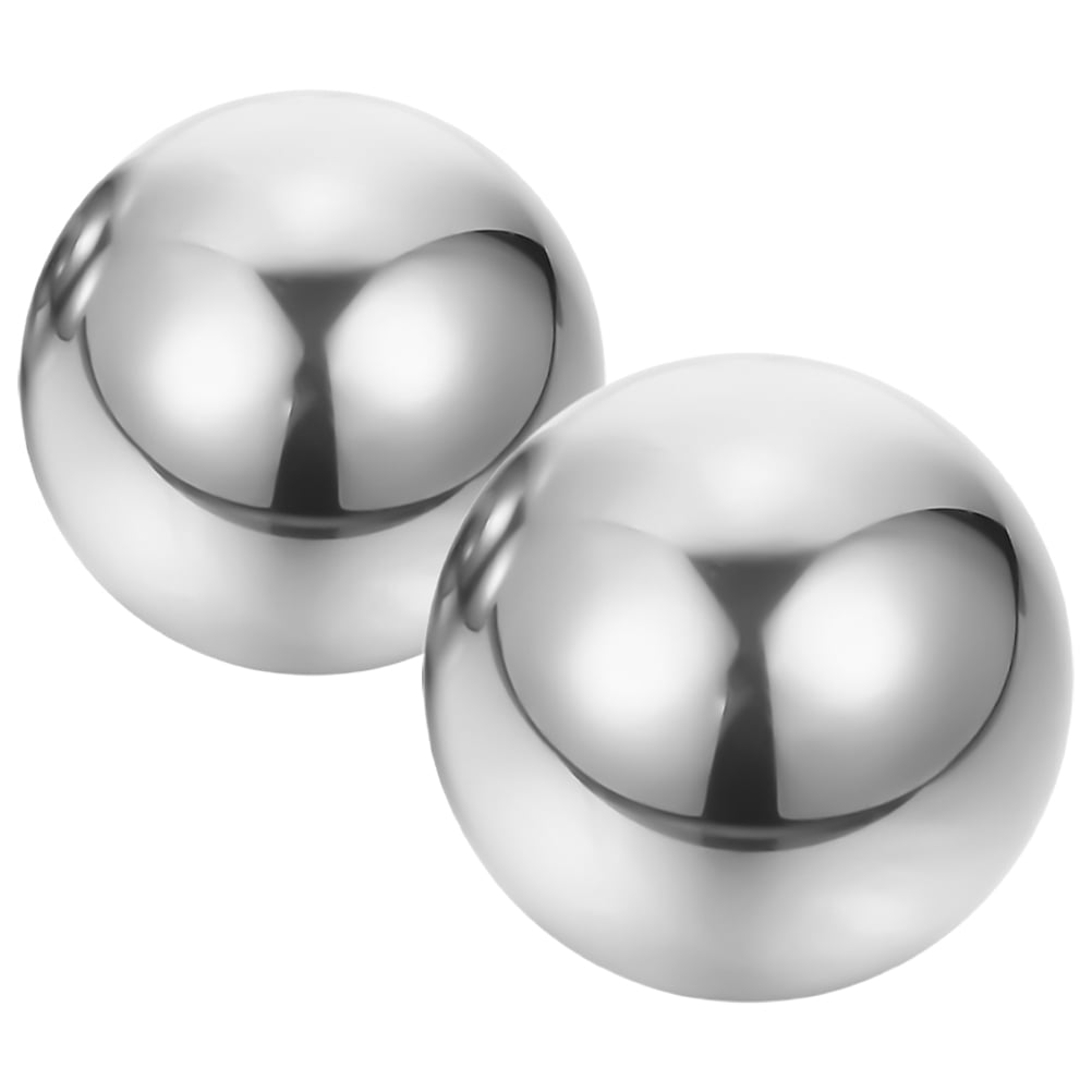 Solid Stainless Steel Baoding Balls for Hand Therapy and Muscle Relaxation 70mm Diameter Ideal ...