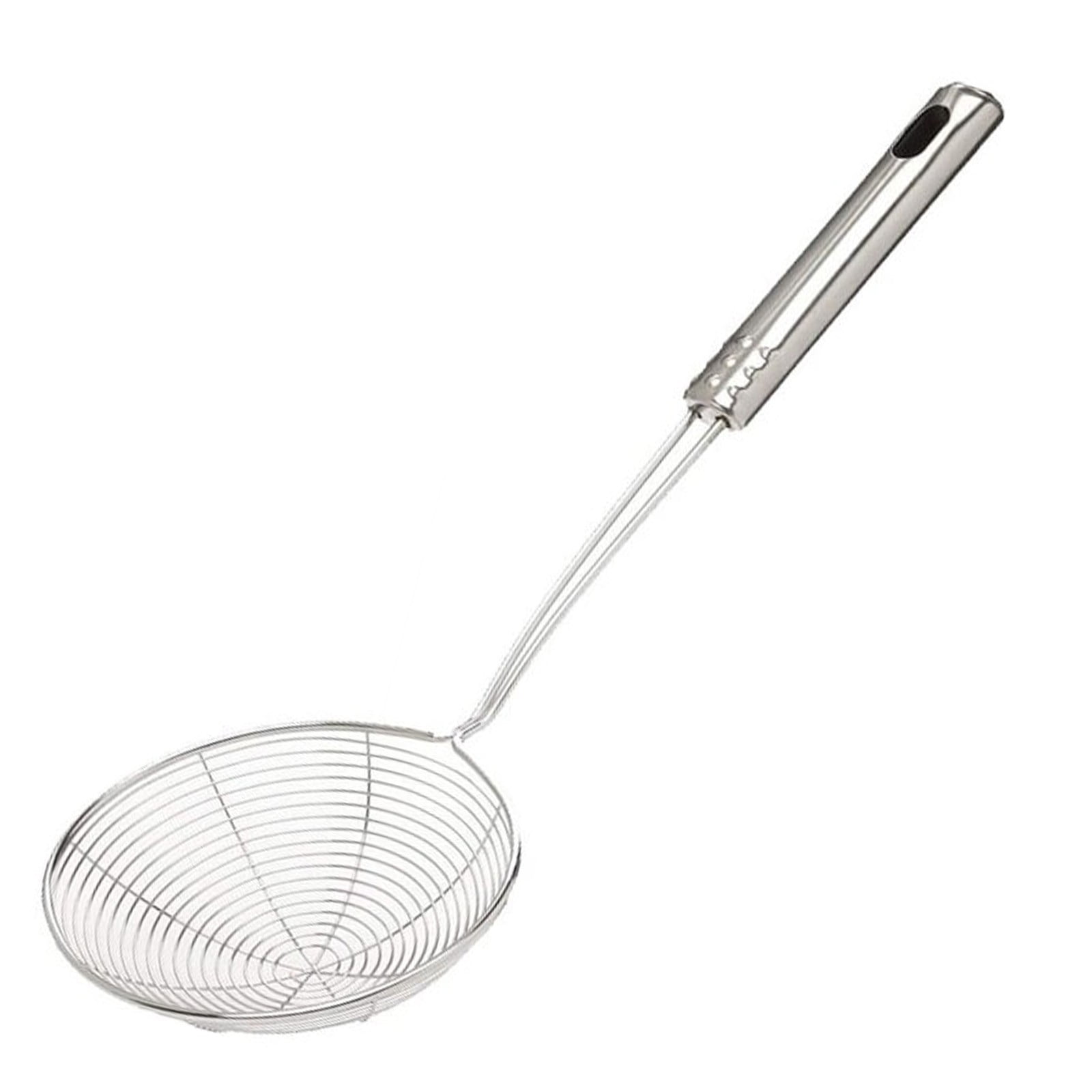 Solid Stainless Steel Spider Strainer Skimmer Ladle for Cooking and ...