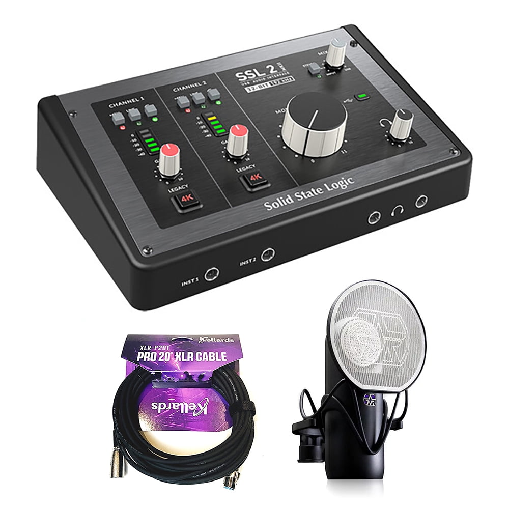 Solid State Logic SSL 2 MKII - 2x2 USB Audio Interface Bundle with ...