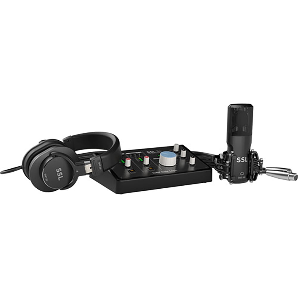 Solid State Logic SSL 2+ Recording Pack USB-C Audio/MIDI Interface with ...