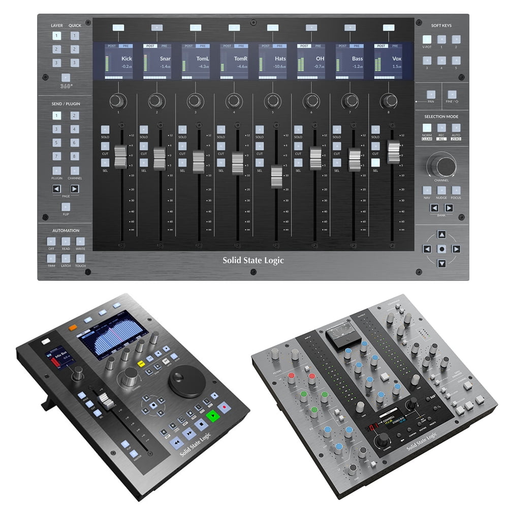 Solid State Logic UF8 Advanced DAW Controller Bundle with Solid State ...