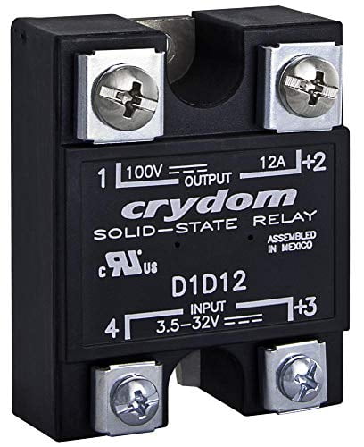 Solid State Relay; Control Vol; 12 Amps; Automatic; Solid-State Relay ...