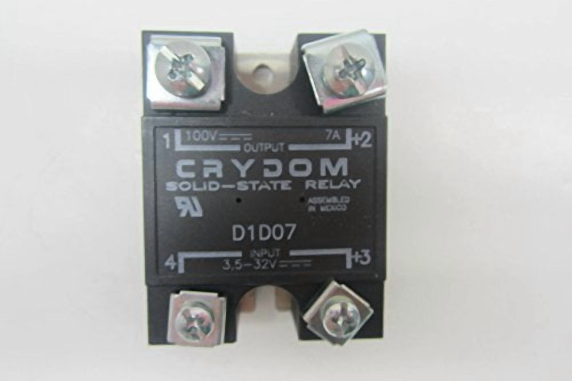 Solid State Relay, SPST-NO, 7 A, 100 VDC, Panel, , DC Switch ...