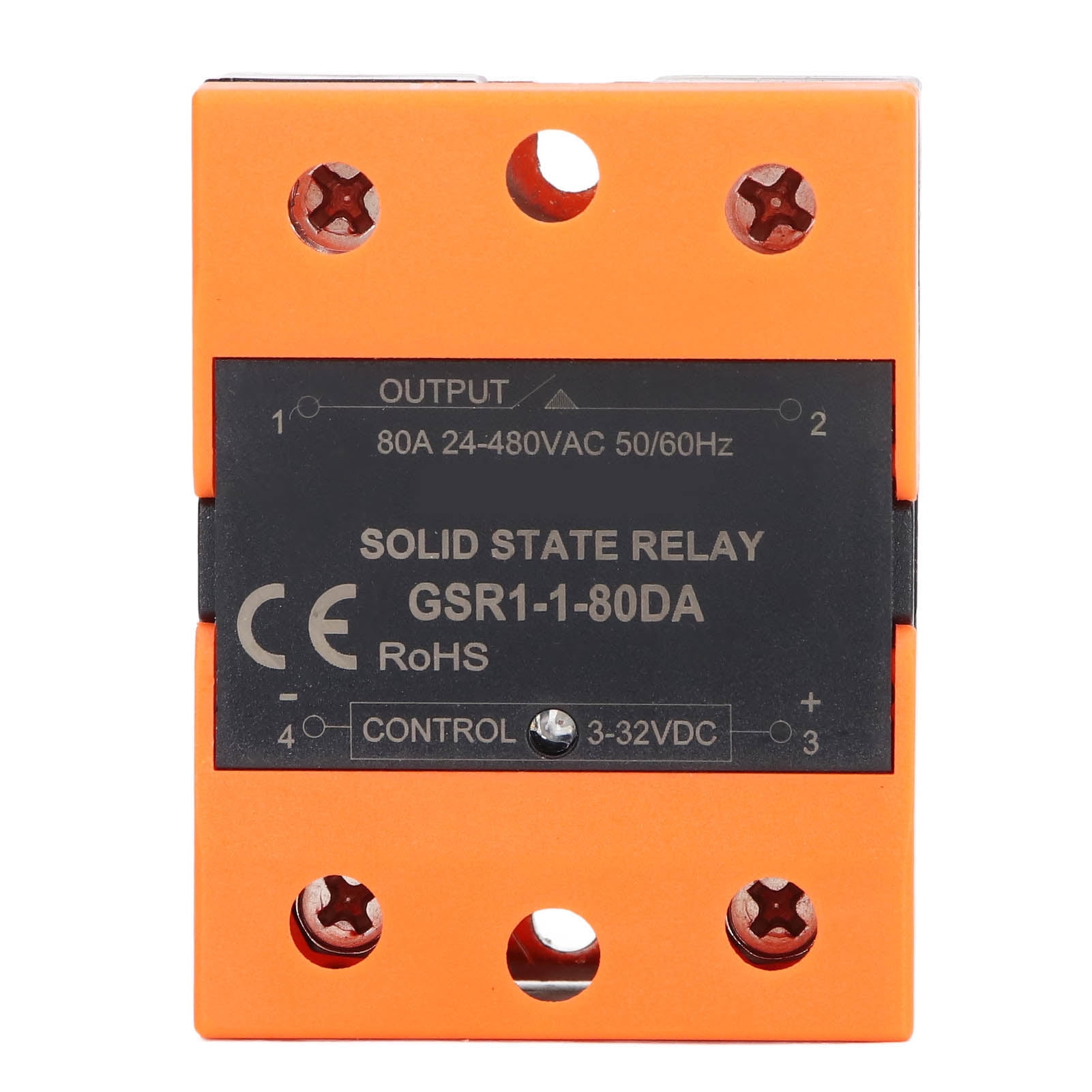 Solid State Relay SSR, Input DC 3-32V to Output AC 24-480V, High-Power ...