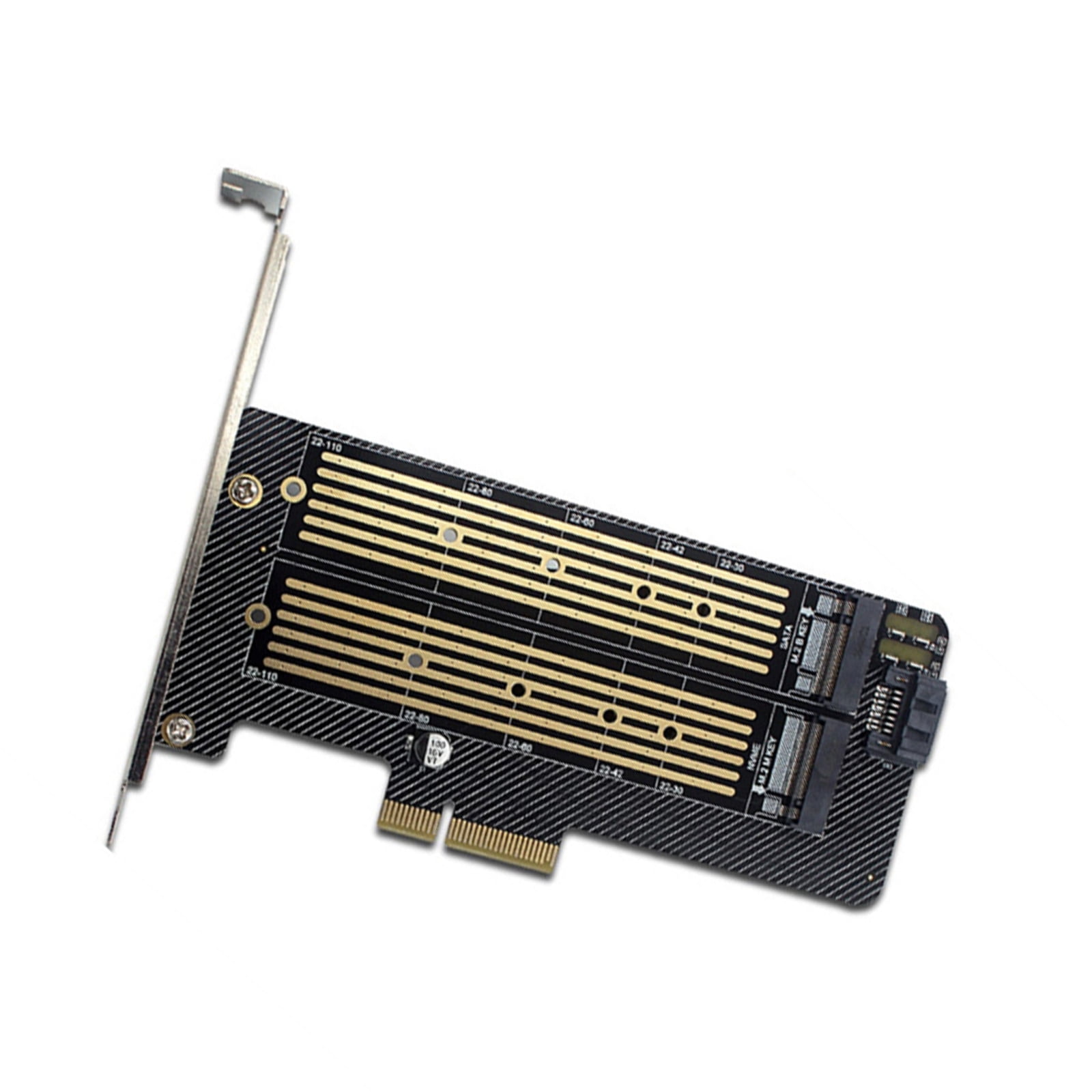 Solid States Disk To PCIE Adapter Card NVME Hard Disk Adapter Double ...