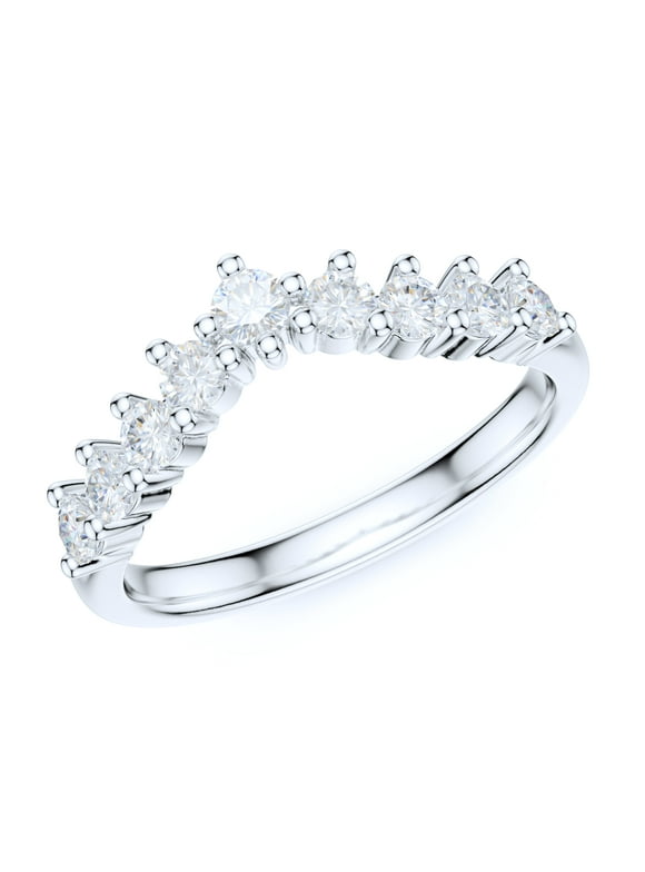 V Shaped Engagement Ring
