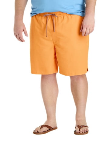 Solid Swim Trunks Tangelo Orange 1XLT - Walmart.com