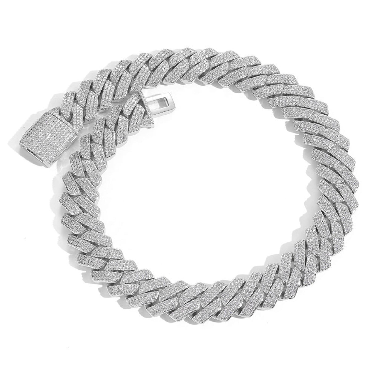 Solid Thick Miami Cuban Link Chain for Men, Width 20MM Big Hip Hop ...