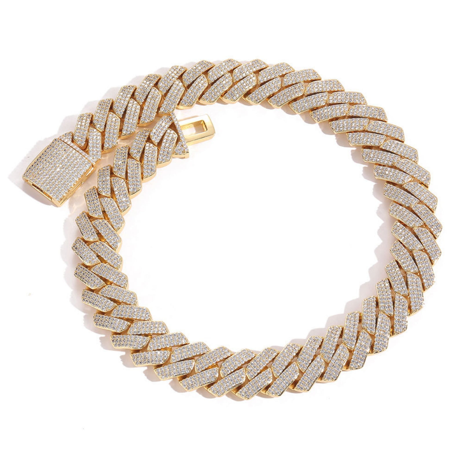Solid Thick Miami Cuban Link Chain for Men, Width 20MM Big Hip Hop ...