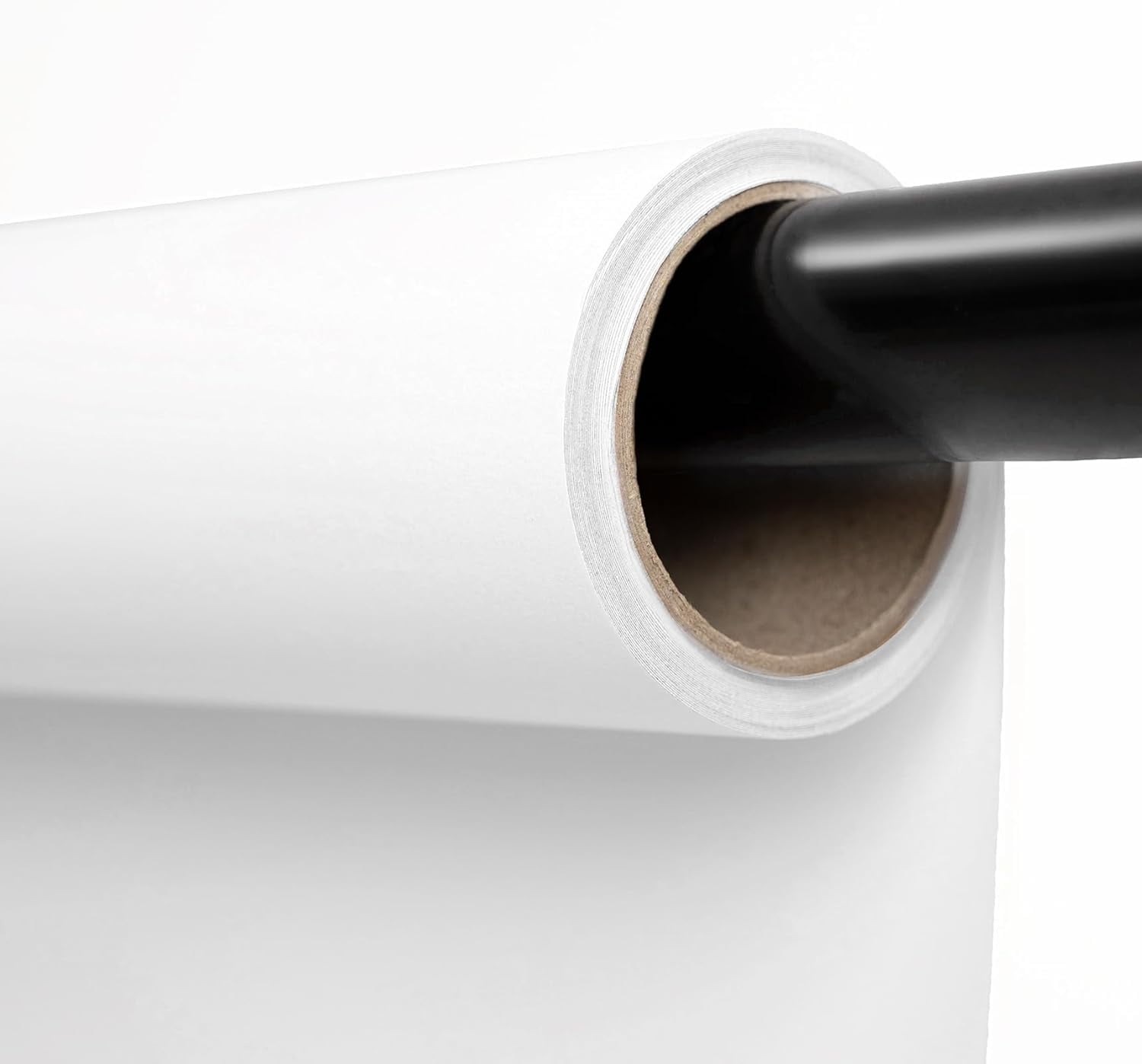 Solid White Photo Backdrop Paper (53''x32.8' Arctic White) Seamless ...