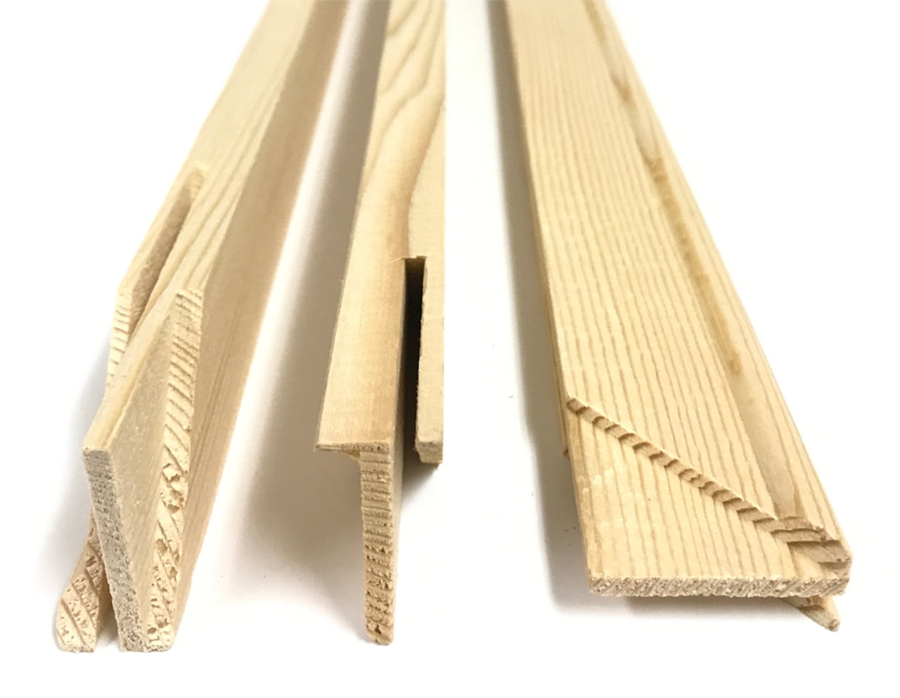 Solid Wood 0.75" Inch Deep Stretcher Bars 34" 2 Pack.Wood Canvas ...