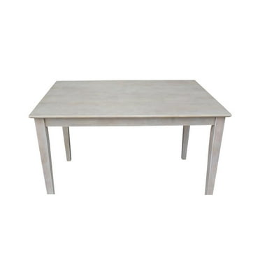 Solid Wood 30 inch Square Dining Table in White - Walmart.com