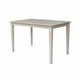 Solid Wood 30"x 48" Dining Table in Washed Gray Taupe - Walmart.com