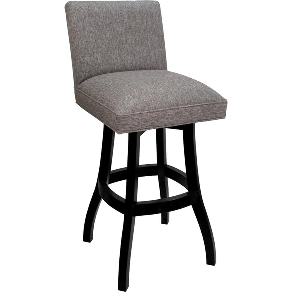 Solid Wood Bar Stool Sommerville 30" Seat - Mojave Gray - Black ...