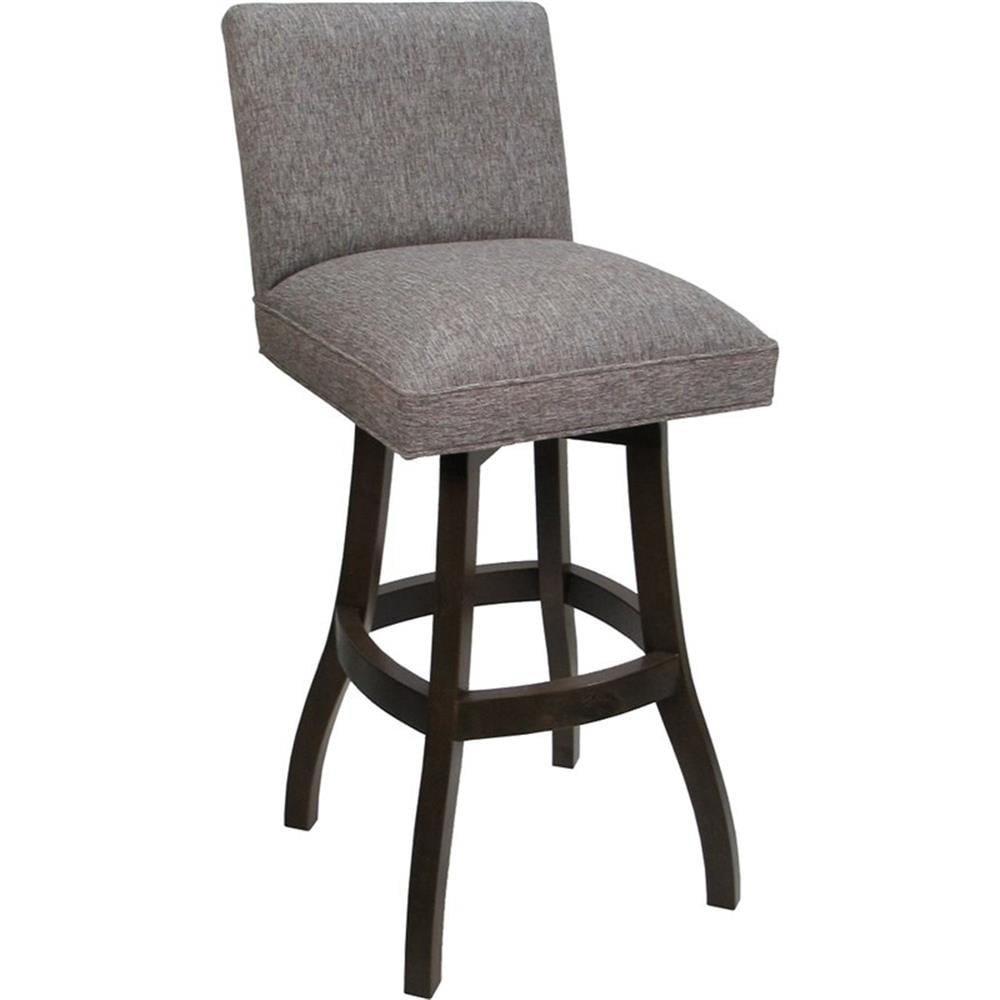 Solid Wood Bar Stool Sommerville 30" Seat - Mojave Gray - Dark Walnut ...