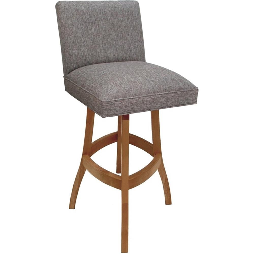 Solid Wood Bar Stool Sommerville 30" Seat - Mojave Gray - Honey ...