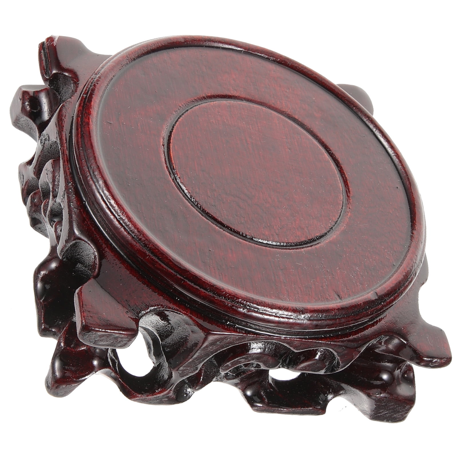 Solid Wood Base Stand For Crafts Plant Pot Indoor Oriental Furniture ...