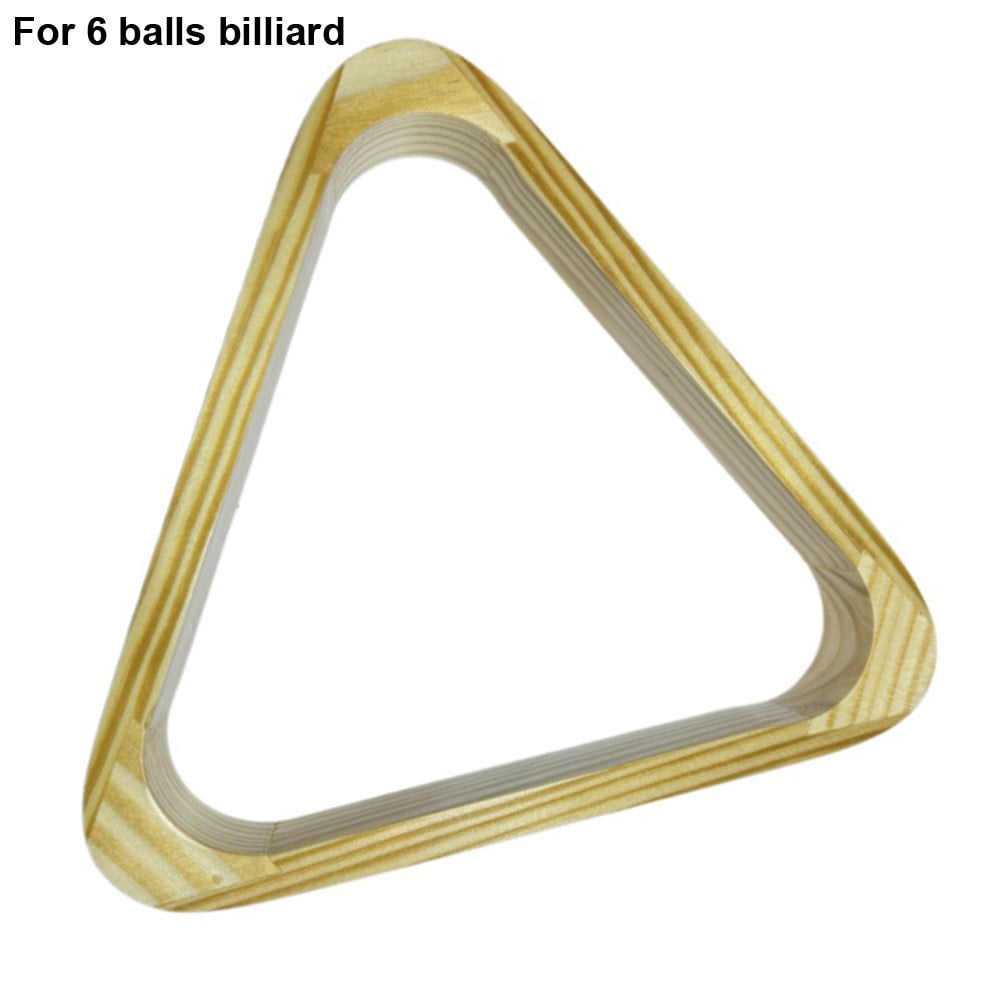 Solid Wood Billiard Triangle Rack Pool Ball Rack for 6-Ball 57.2mm(2 1/ ...