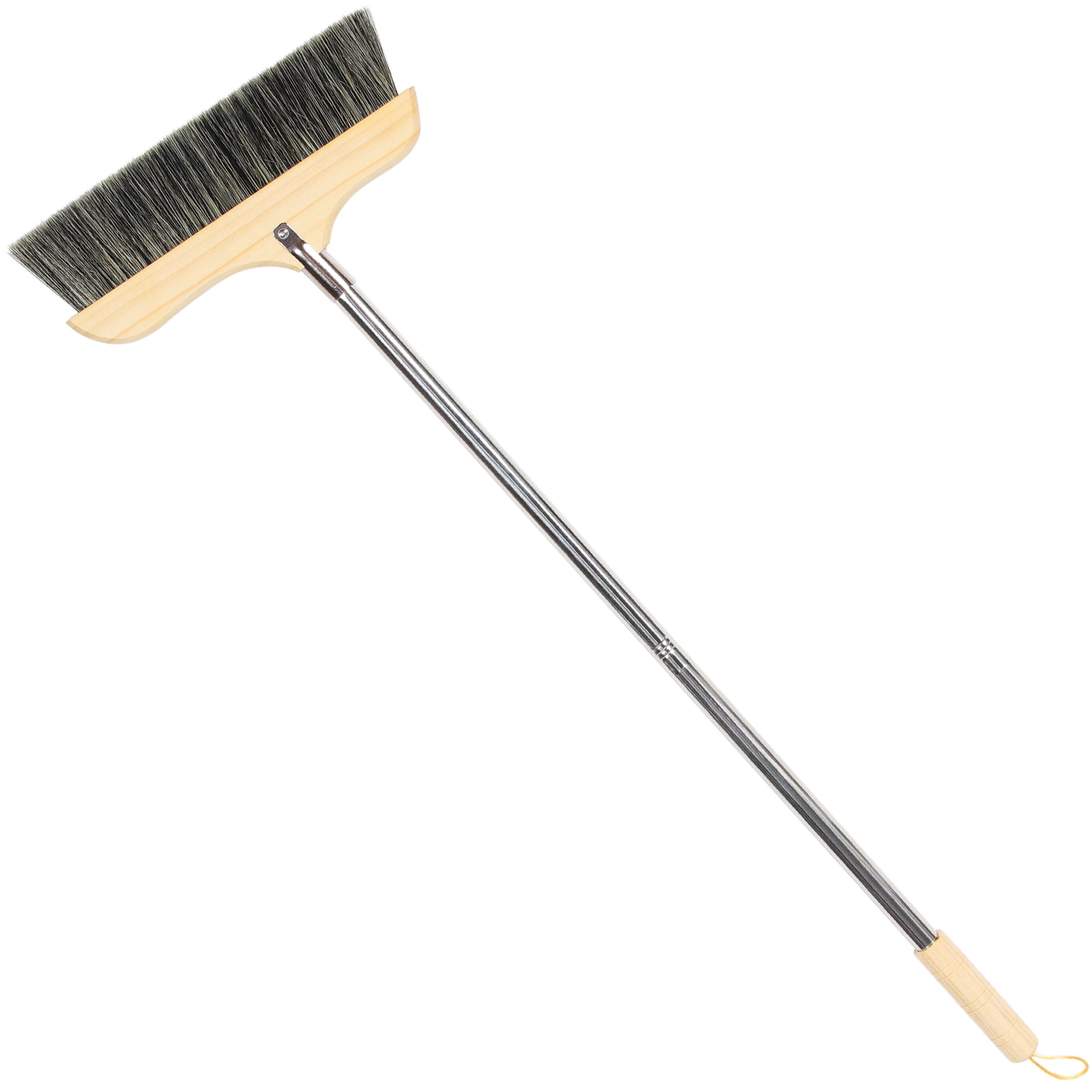 Solid Wood Bristle Broom Carpet Brush Cleaning Floor Sweeper Wooden ...