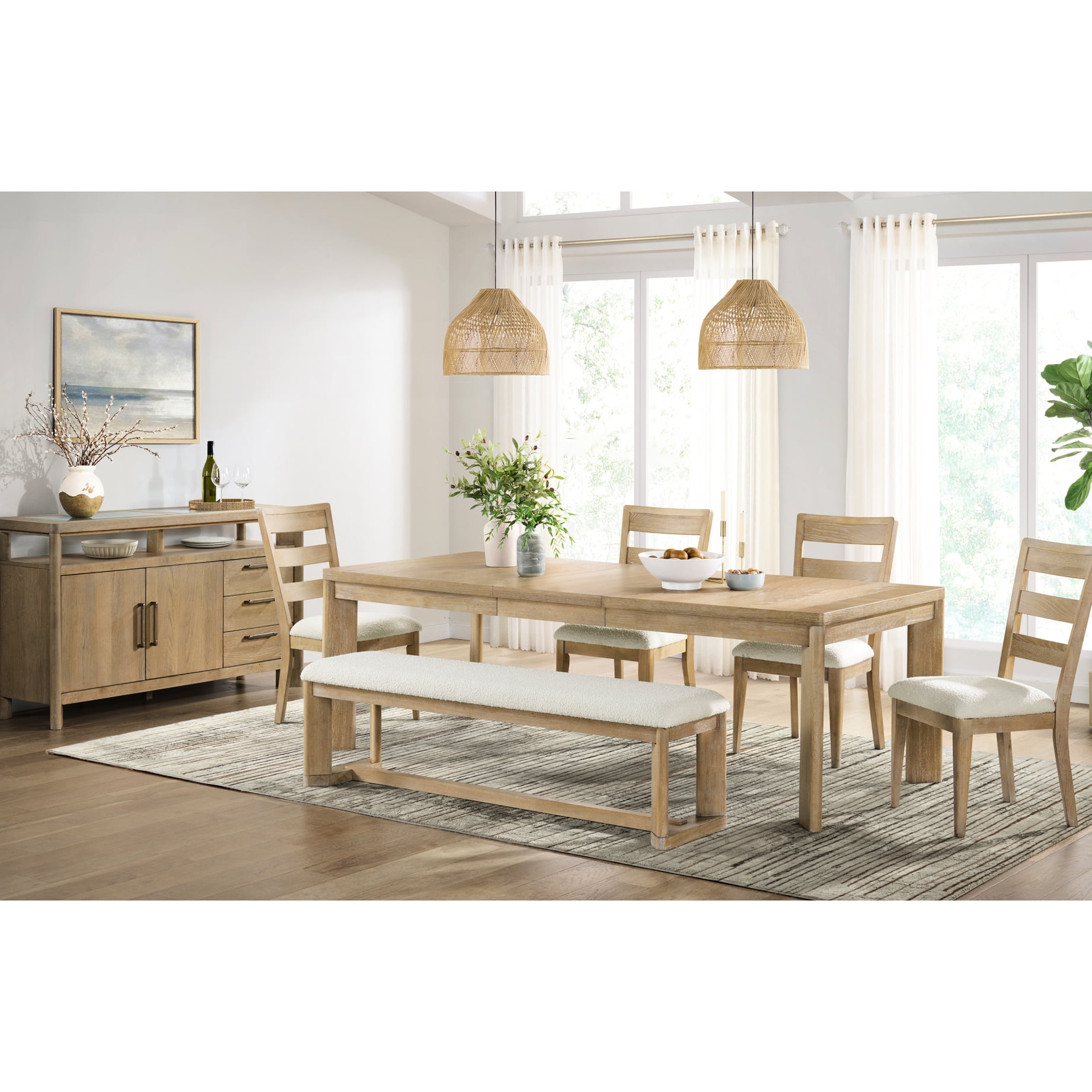 Solid Wood Brown Desk With Legs, 71.9 - 92.0" Long, 42.0" Wide, 30.0 ...