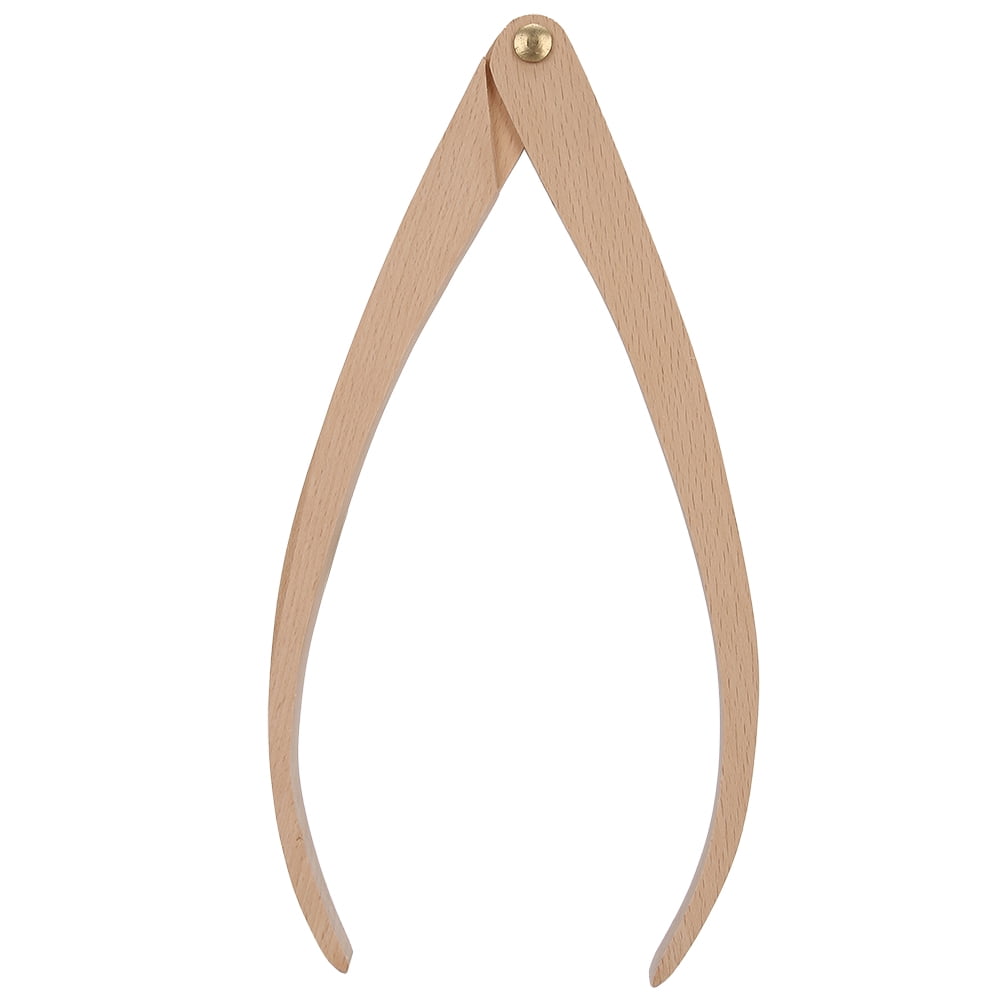 Solid Wood Caliper Positioning Distance Measuring Tool Wooden Bent Leg ...