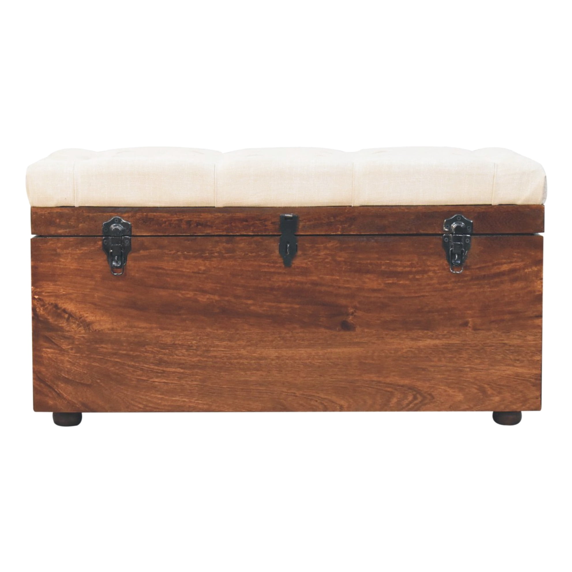 Solid Wood Case With Walnut Appearance And White Linen Lining For ...