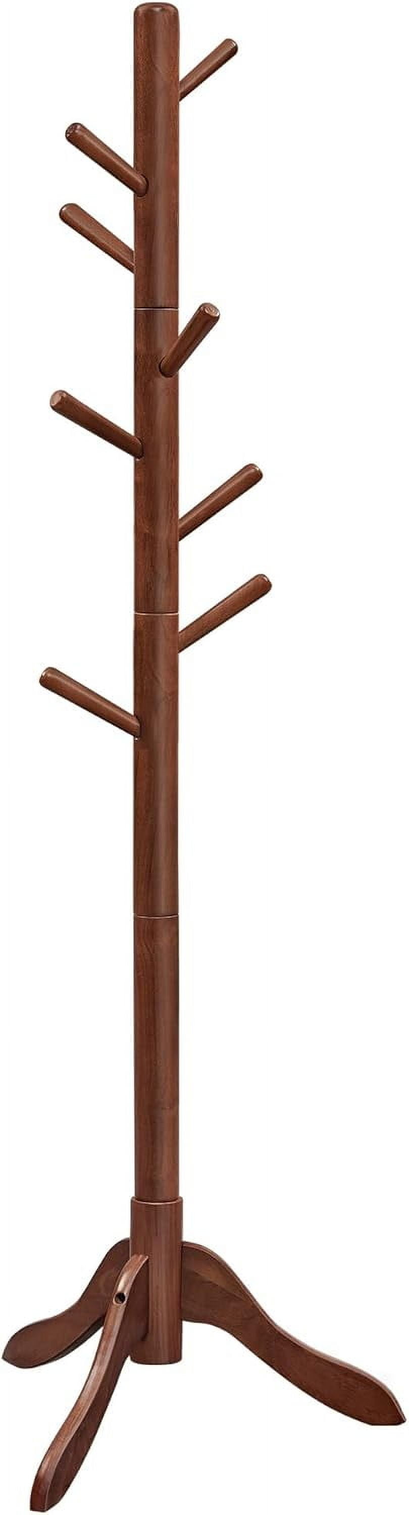 Solid Wood Coat Rack, Free Standing Coat Rack, Tree-Shaped Coat Rack ...