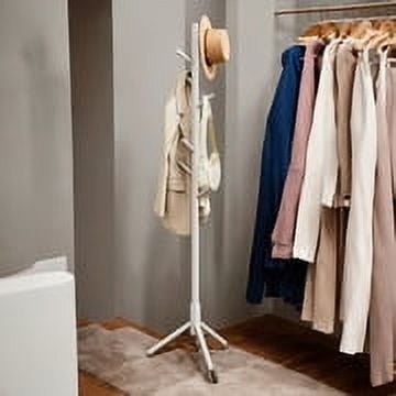 Solid Wood Coat Rack, Free Standing Coat Rack, Tree-Shaped Coat Rack ...