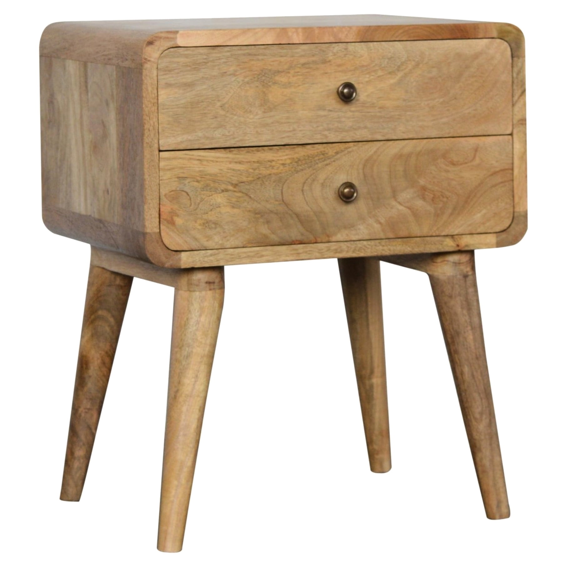 Solid Wood Composition - Contemporary Style Feature - Bedside Place ...