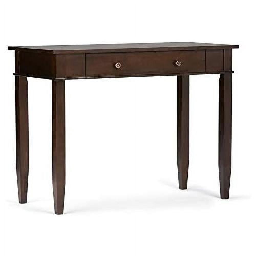 Solid Wood Computer Desk For Home Office, 42" Writing Desk For Small ...