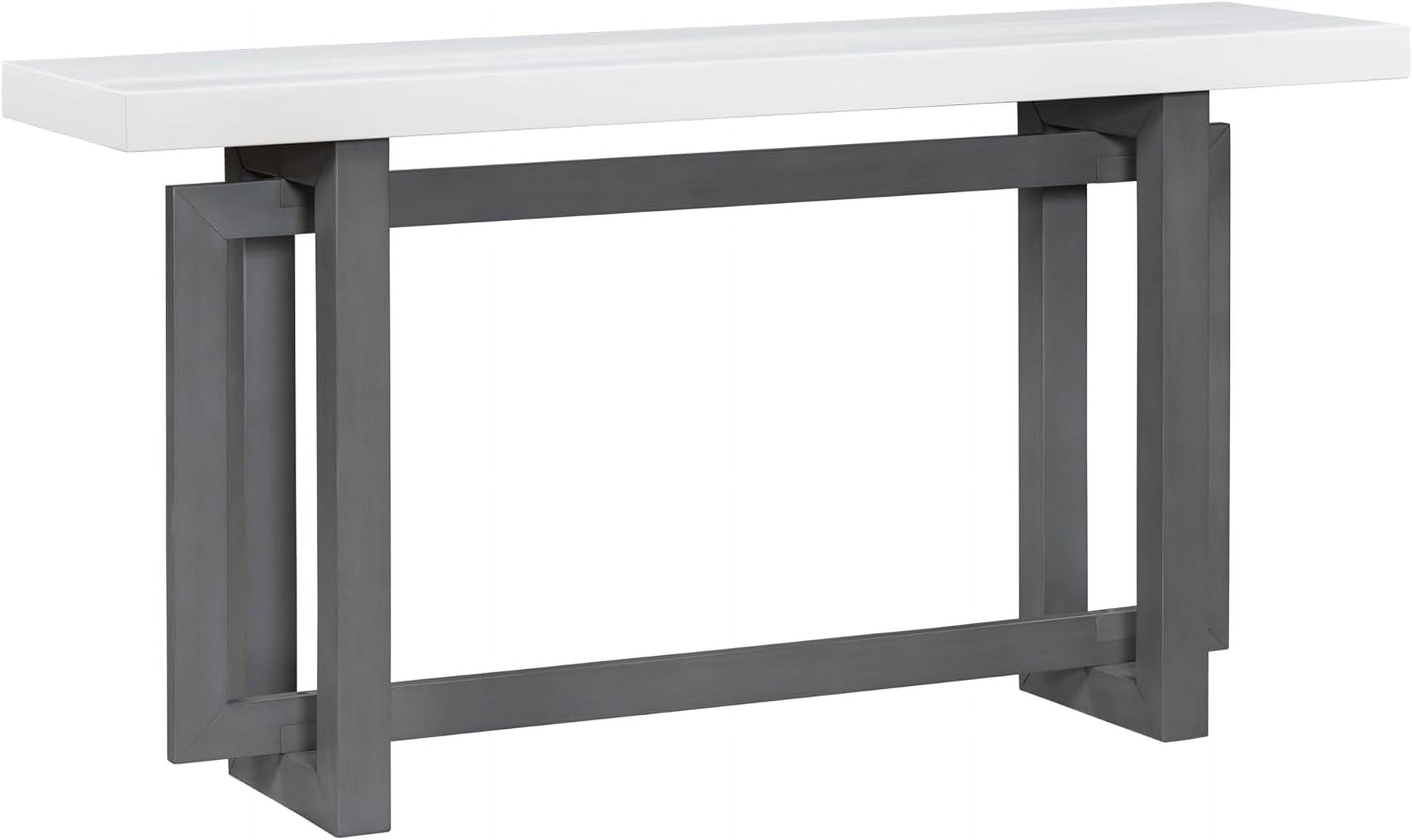 Solid Wood Console Table, 59.1 Inch, Extra Long Entryway, Table Sofa ...