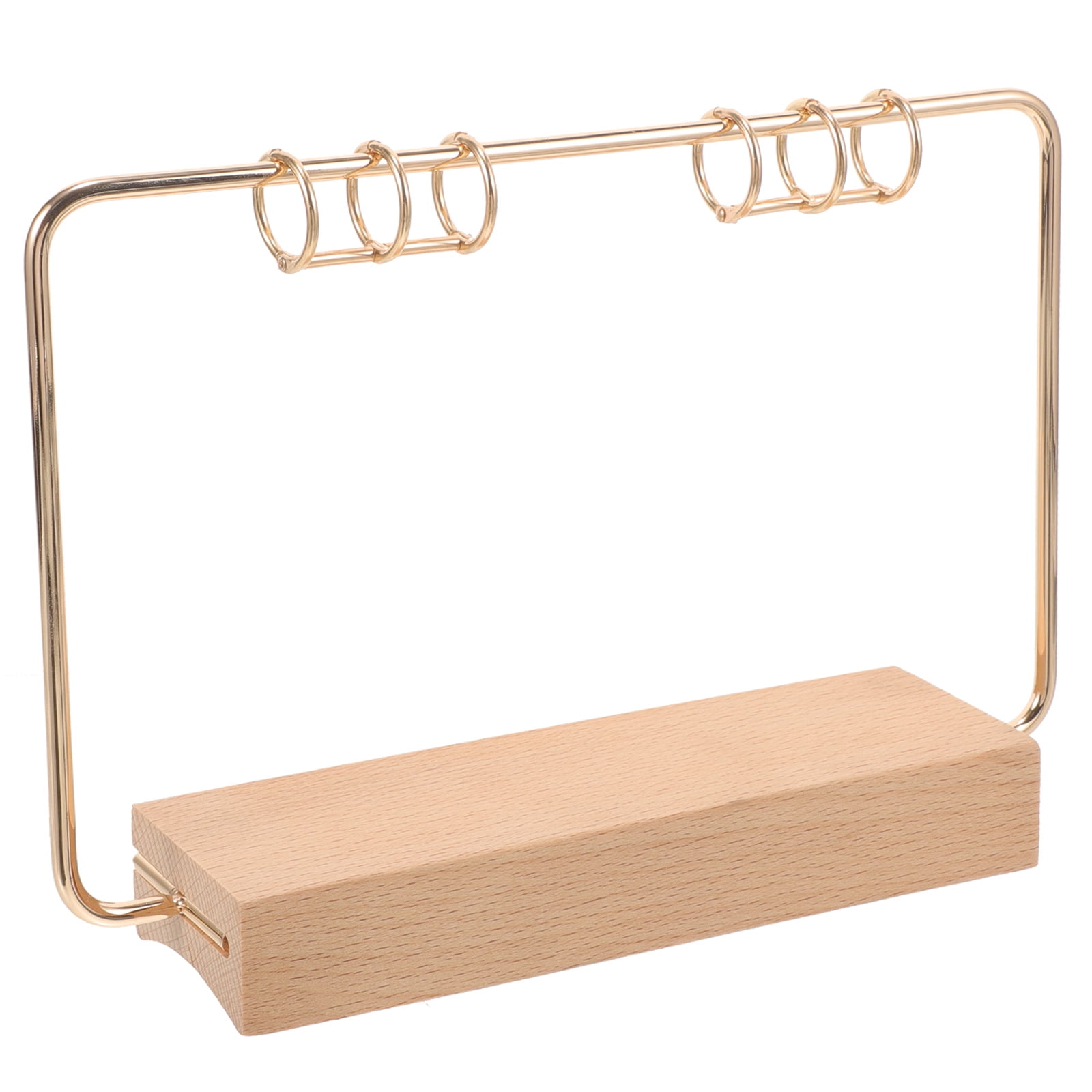 Solid Wood Desk Calendar Base Flip Calendar Stand Photo Calendar Holder ...