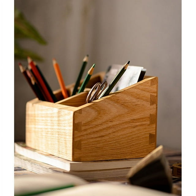 Solid Wood Desktop Organizer Small Organizer - Walmart.com