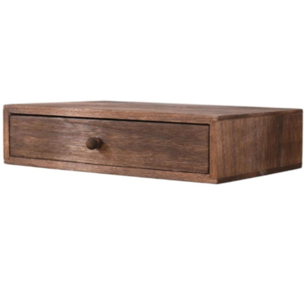 Solid Wood Desktop Storage Box Height Display Collection Rack Multi ...