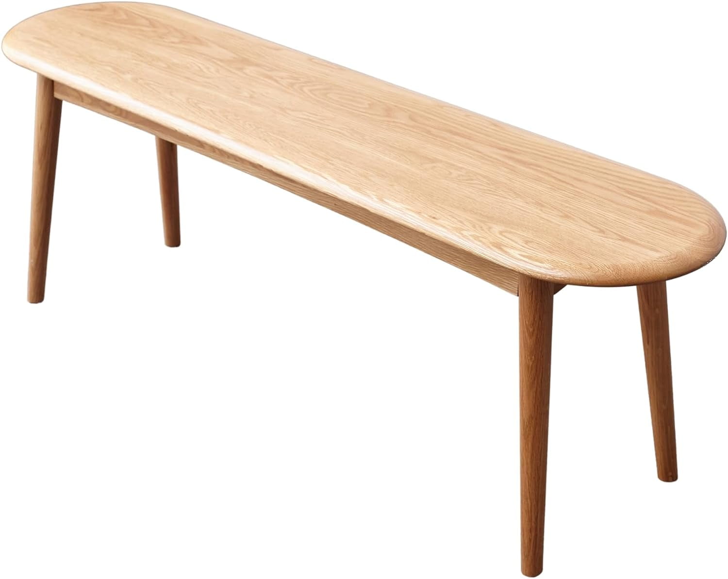 Solid Wood Dining Bench, Skinny Rectangular Dining Bench, Table Bench ...
