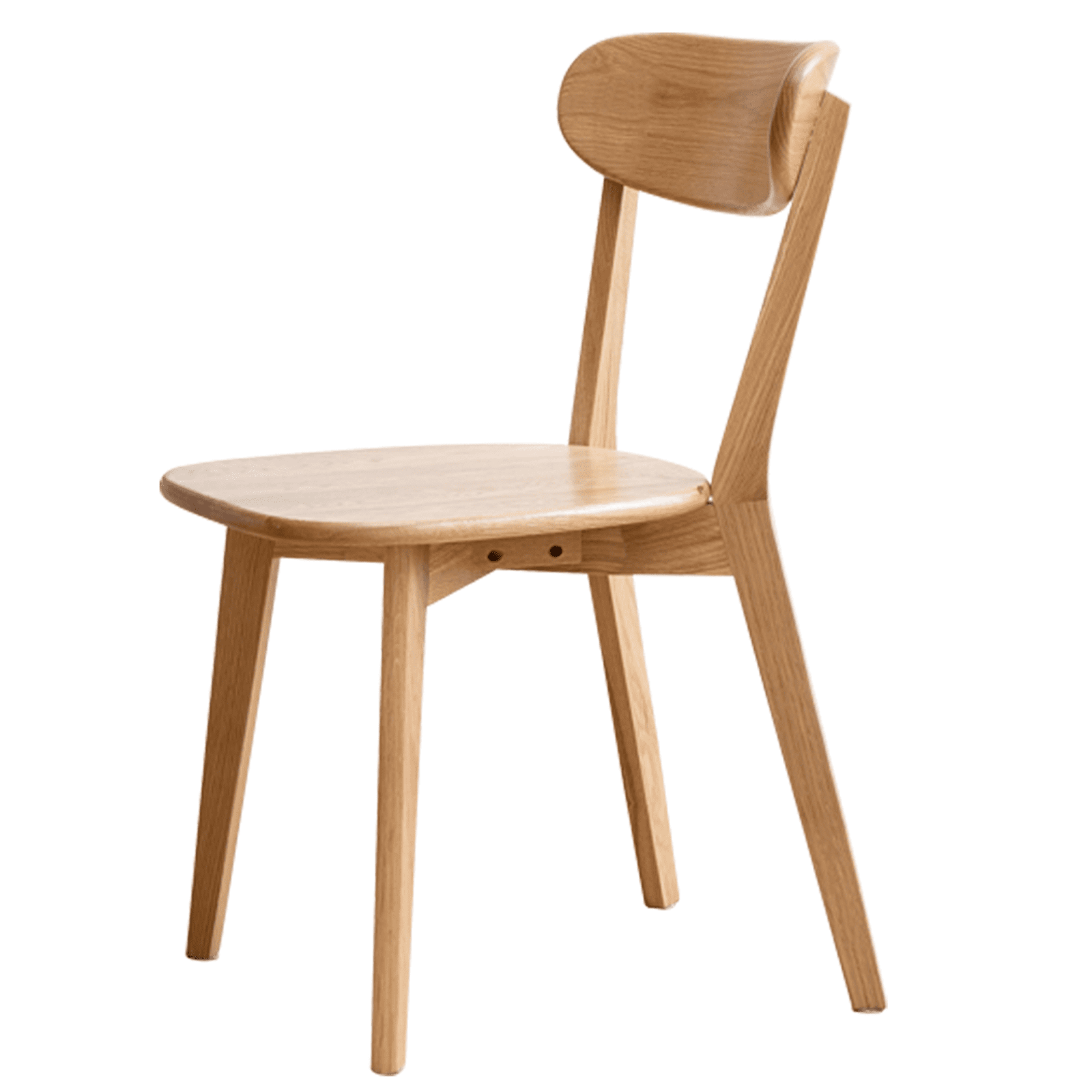 Solid Wood Dining Chair, FAS Grade Oak Dining Chair with Comfortable ...