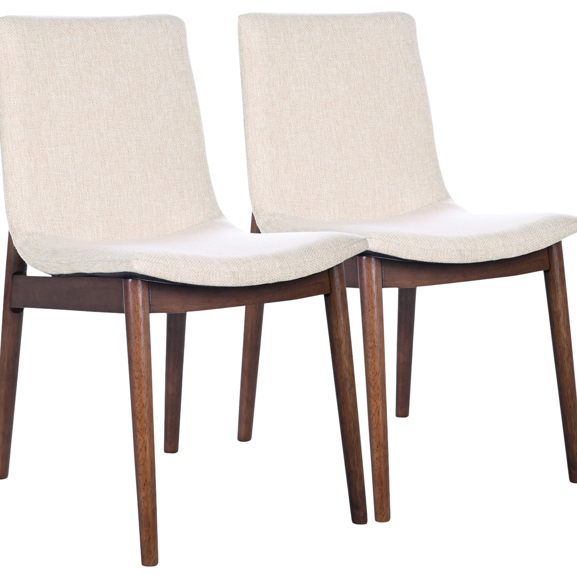 Solid Wood Dining Chairs for Dining Room | Comfortable with Padded Seat ...