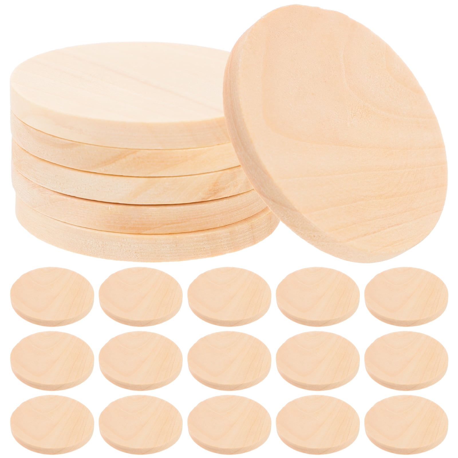 Solid Wood Discs Wooden Circle Home+decor Forniture Graffiti Cutouts ...